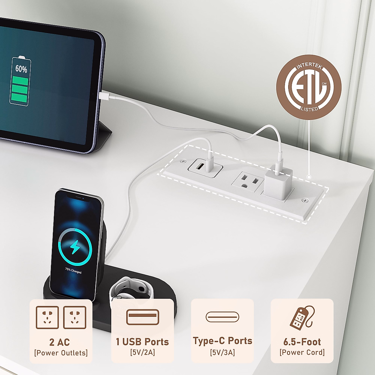 White 12 Drawers Dresser w/Power Outlet,60000-Colors Lights,63In Long Dresser Chest for Bedroom,Wooden Tall Large Capacity Clothing Storage Cabinet for Living Room(White,12 Drawers Dresser)