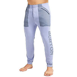 Burton Men's Standard Midweight Stash Pant, Foxglove Violet/Folkstone Gray, Large