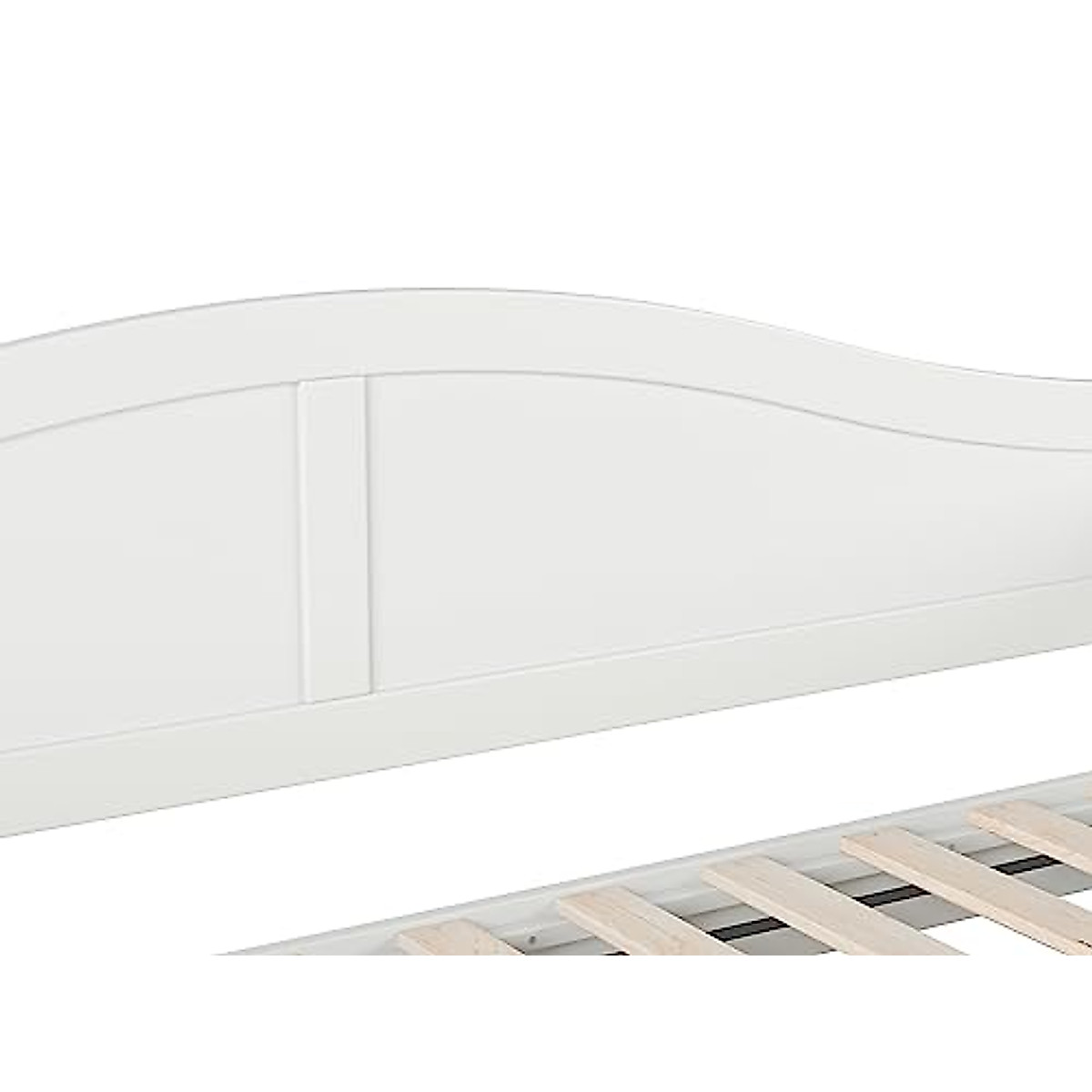 AFI, Acadia Twin Size Wood Daybed Frame with Twin Trundle, White