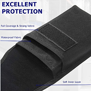 Scanner Holster for Zebra TC52 TC53 TC57 TC58,Carrying Case Pouch Compatible with CT40 CT60 EDA51 EC50 Most Handheld Barcode Scanner & Mobile Phone