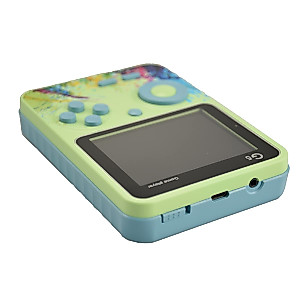 RFetomax Retro Handheld Game Console with 500 Classic FC Games,3.0-inch LCD Screen Portable Handheld Video Games for Kids and Adult, Support TV (G5-Green)