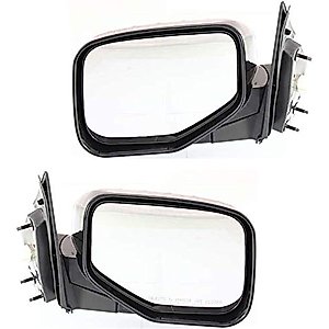 Kool Vue Left & Right Power Non-Heated Door Mirrors Compatible With Honda Ridgeline 2006-2014 Paintable Pair