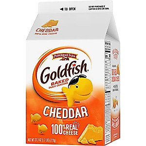 Goldfish Cheddar Crackers, 27.3 oz carton, (Pack of 2)