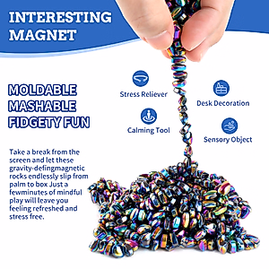 550pcs Ferrite Putty, Fidget Toys, Fidget Toys Adults, Desk Fidgets Toys for Office Stress/Anxiety Relief ,Adults Gifts