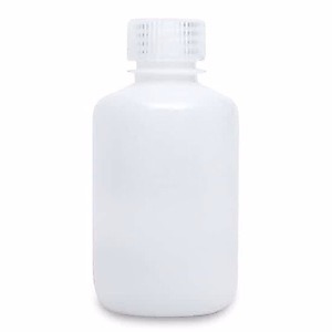 Cole-Parmer Essentials Narrow-Mouth Plastic Bottle, HDPE, 125mL (4oz); 12/PK