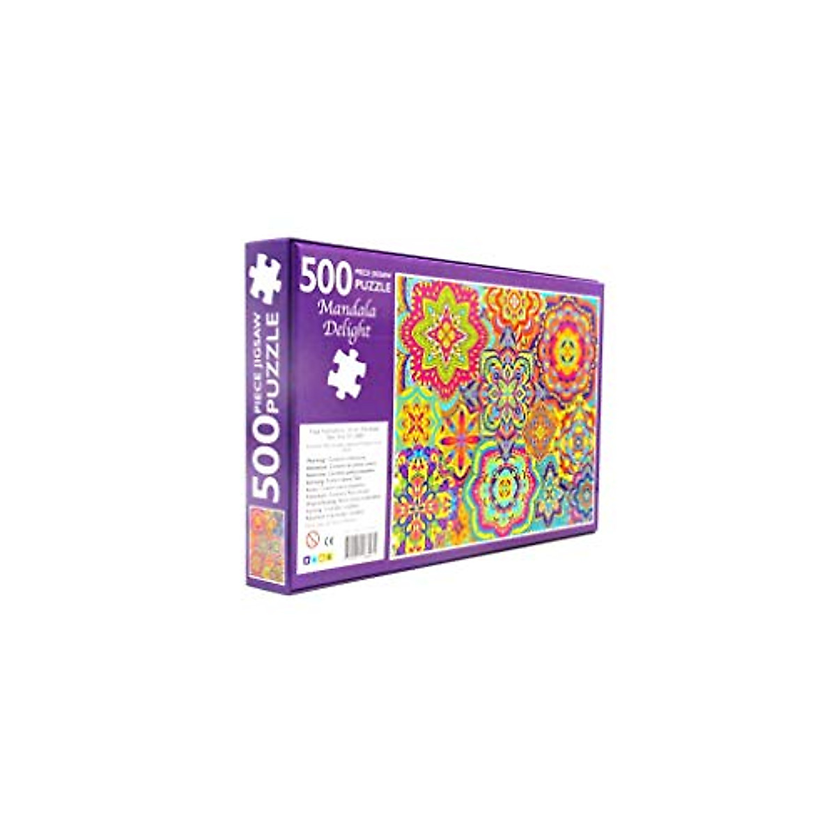 Page Publications Collection Jigsaw Puzzles for Adults 500 Piece | Mandala Puzzles | Puzzles for Kids & Teens, Fun Educational Games for Family Game Night