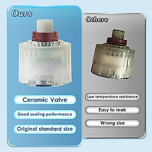 Dreyoo Pressure Balance Cartridge Replacement, Compatible with A954.4400070A American Standard R110/R115 for Bath Tub and Shower Single Lever Faucets Handle Valves