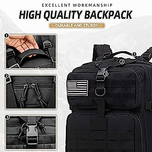 Lovelinks21 Hiking Daypacks Assault Backpack Waterproof Motorcycle Backpack Bug Out Pack Rucksack for Outdoor Hiking