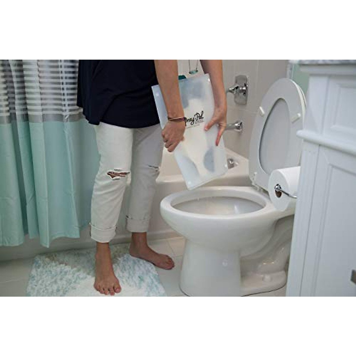 Spray Pal - Original Cloth Diaper Sprayer Splatter Shield - Pre-Rinse Messy Laundry with Diaper Sprayer or Hand Held Bidet - Prevent Mess The Easy Way