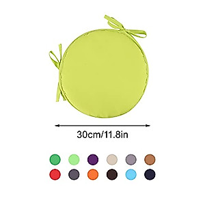Chair Cushion Chair Pad for Office Chair Round Garden Chair Pads Seat Cushion with Ties for Outdoor Bistros Stool Patio Dining Roomfor Kitchen Dining Room Office 12 Inch