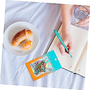 GLEAVI 500 pcs Ing Reusable Airtight Electronics Eyelash Pouch Item Sample Food Clear for Small Wrapping Dispensary Aluminum Sealing with Storage Multi-function Window Pouches