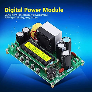 Digital Booster Module, LCD Display Protection Modules Simple Wiring Solar MPPT Charging Cooling Fan Design with Communication for Automation Equipments
