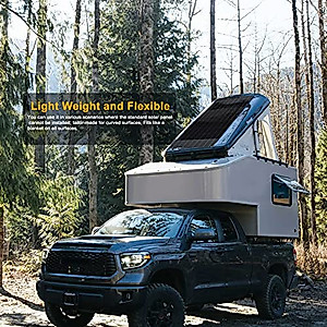 XINPUGUANG Flexible Solar Panel 200W 12V Solar Kit Monoctrystalline, 100W Solar Panel, 20A Charge Controller, Extension Cable, Alligator Clip Cable for Battery RV Car Boat Trailer (200W Solar Kit)