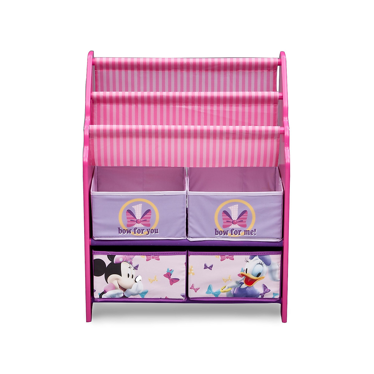 Disney Minnie Mouse Book and Toy Organizer, Multicolor