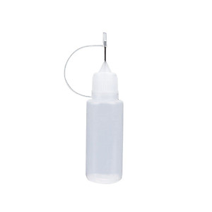 Plastic Squeeze Bottles, Refillable Dropper Bottles with Needle Tip Caps Portable Oil Bottles, Durable Liquid Applicator Bottles(10ml)