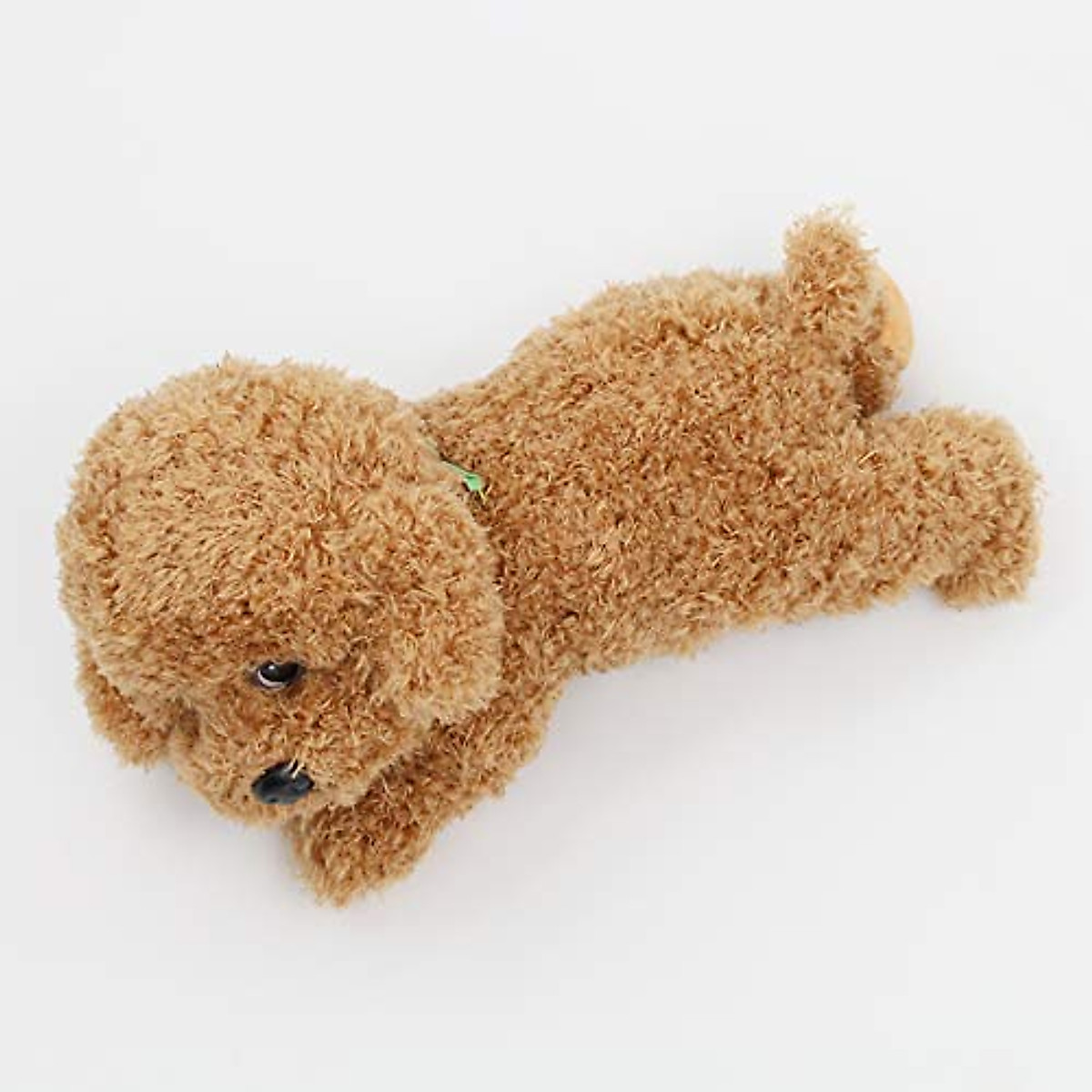 oits cute Simulation Poodle Dog Stuffed Animal Soft Plush Puppy Toys (Brown 11")