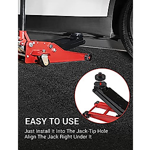 BASENOR Tesla Model 3/Y/S/X Jack Pad Lifting Pucks Jack Lift Pad Adapter Tool with Storage Case(Protects Battery & Chassis) (4 Packs) Accessories