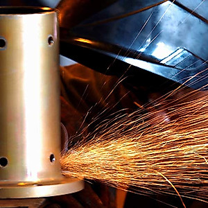 KSEIBI 651006 Grinding Wheels 10-Pack, Aluminum Oxide Discs for Metal & Stainless Steel, 4-1/2" x 1/4" x 7/8", Aggressive Grinding for Angle Grinders, Depressed Center Design