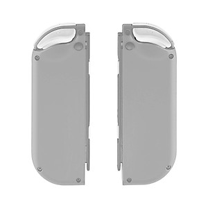eXtremeRate DIY Full Set Buttons for Nintendo Switch & Switch OLED, Custom Replacement Buttons for JoyCon, ABXY Direction Keys SR SL L R ZR ZL + - Home Capture Trigger Buttons Springs - White