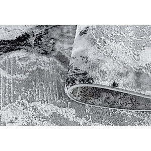 GLORY RUGS Modern Abstract Area Rug 8x10 Beige Cream Large Rugs for Home Office Bedroom and Living Room