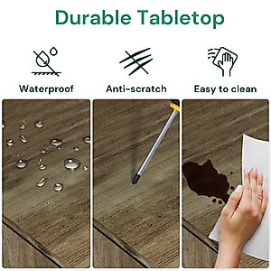 SunsGrove Wine Bar Cabinet with Removable Wine Rack, Coffee Bar Cabinet with Glass Holder, 3 Adjustable Open Shelves, Small Sideboard and Buffet Cabinet with Mesh Door, Wood Color