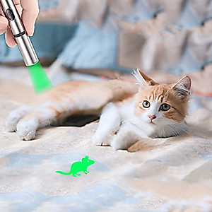 TEAYTIS Cat Pointer Toy Cat Training Chaser Interactive Toys Purple Light Flashlight cat Led Pointer Indoor Cats Dog Chaser Toys
