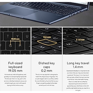 ASUS 2023 Newest Vivobook Laptop, 16" HD Display, AMD Ryzen 7 5800HS Processor(Beat i7-1195G7), 12GB RAM, 1TB SSD, AMD Radeon Graphics, WiFi 6, Chiclet Keyboard, Thin and Light, Windows 11 Home