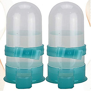 Baluue Plastic Bird Drinker - 2pcs Pigeon Feeder Automatic Birds Feeder Food Dispenser Feeders for Cage, Parrot Feeder for Parakeet Canary Cockatiel Finch
