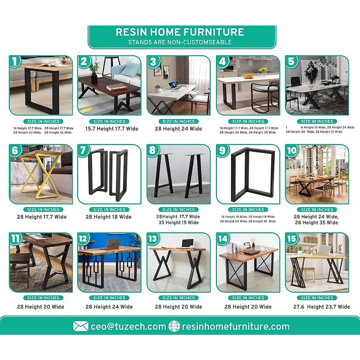 Personalized Large EPOXY Table, Resin Dining Table for 2, 4, 6, 8 River Dining Table Top, Wood Epoxy Coffee Table Top, Living Room Table (28.5" Inches Tall, 72 x 48 Inches)