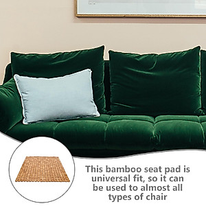 Yardwe Seat Cushions for Car Summer Seat Cushion Cooling Chair Pad Patio Cushions for Outdoor Furniture Sitting Cushion Outdoor Seat Cushions Seat Cushions for Home Bamboo Mat Tatami