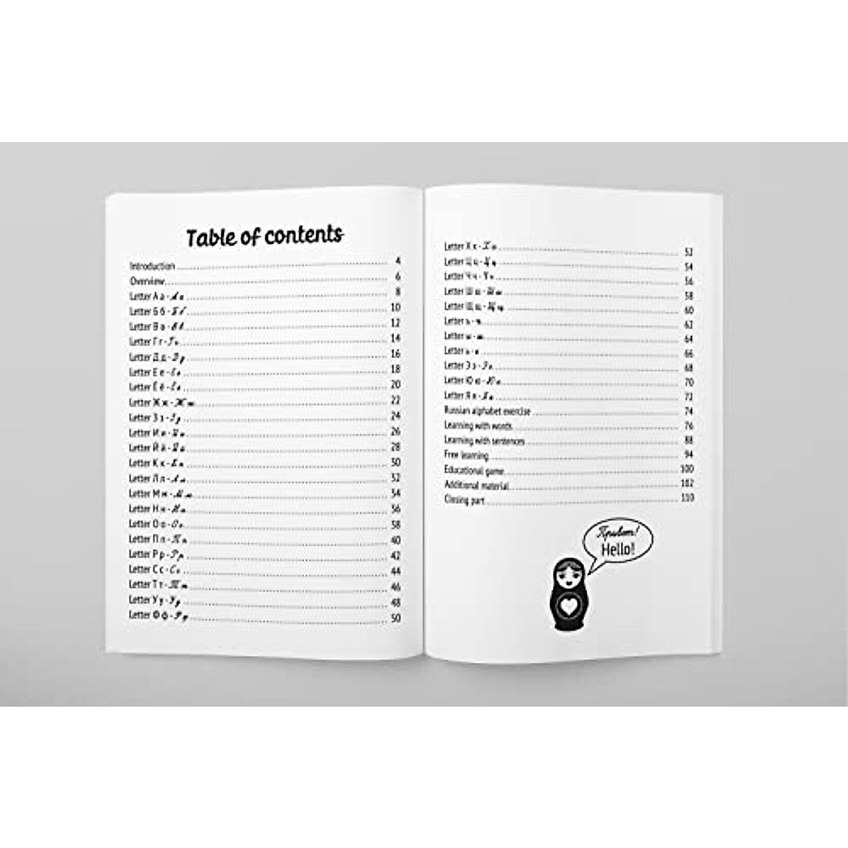 Russian Handwriting - Learn Russian Cursive Writing: Cyrillic script and Russian language for beginners - Practice workbook for tracing and learning Russian alphabet and cursive Russian letters