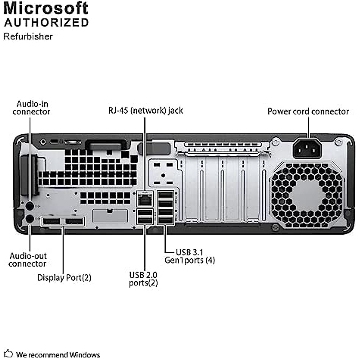 Gaming 800 G3 Computer Desktop PC, Intel Core i7-7700, 32GB RAM, 1TB M.2 SSD (Super Fast Computer), 2TB HDD, GT1030 2GB Graphic KB & M, WiFi, Windows 10 Pro (Renewed)