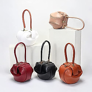 Women's Genuine Leather Handbags Shoulder Tote Top Handles Crossbody Bag Satchel Designer Purse (Large, Khaki)