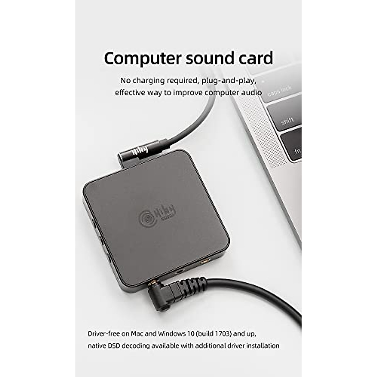 HiBy FD3 High Resolution Headphone Amp USB DAC Type-C Nearly Zero Noise Floor 3.5mm SE+2.5mm+4.4mm Balanced Headphone outputs