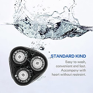 3 Pack SH30 Replacement Heads for Philips Norelco Shaver Series 3000, 2000, 1000 and S738 with Durable Sharp Blade, Comfortcut SH30 Shaving Heads, Razor Blades for S1560, SH30 Philips Head