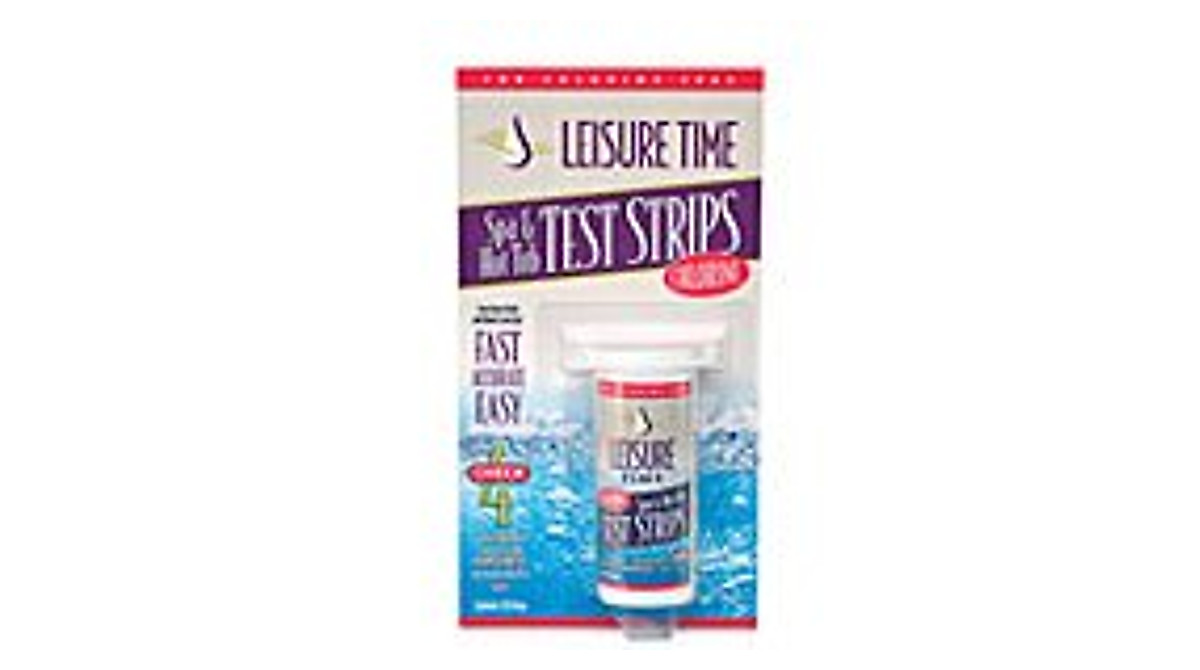 LEISURE TIME 4-Way Spa Test Strips for Accurate Water Testing