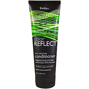 Shikai Color Reflect Platinum Shampoo and Shikai Color Reflect Daily Moisture Conditioner Bundle With Blue Malva, Avocado Oil, Panthenol (Provitamin B5) and Shea Butter, 8 fl. oz. each