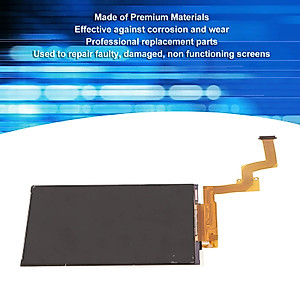 Game Console Upper LCD Screen for NEW 2DS XL LL, Precise Cutout and Interface Professional Chip Replacement Repair Part, Precise and Fine Craftsmanship Durable Material