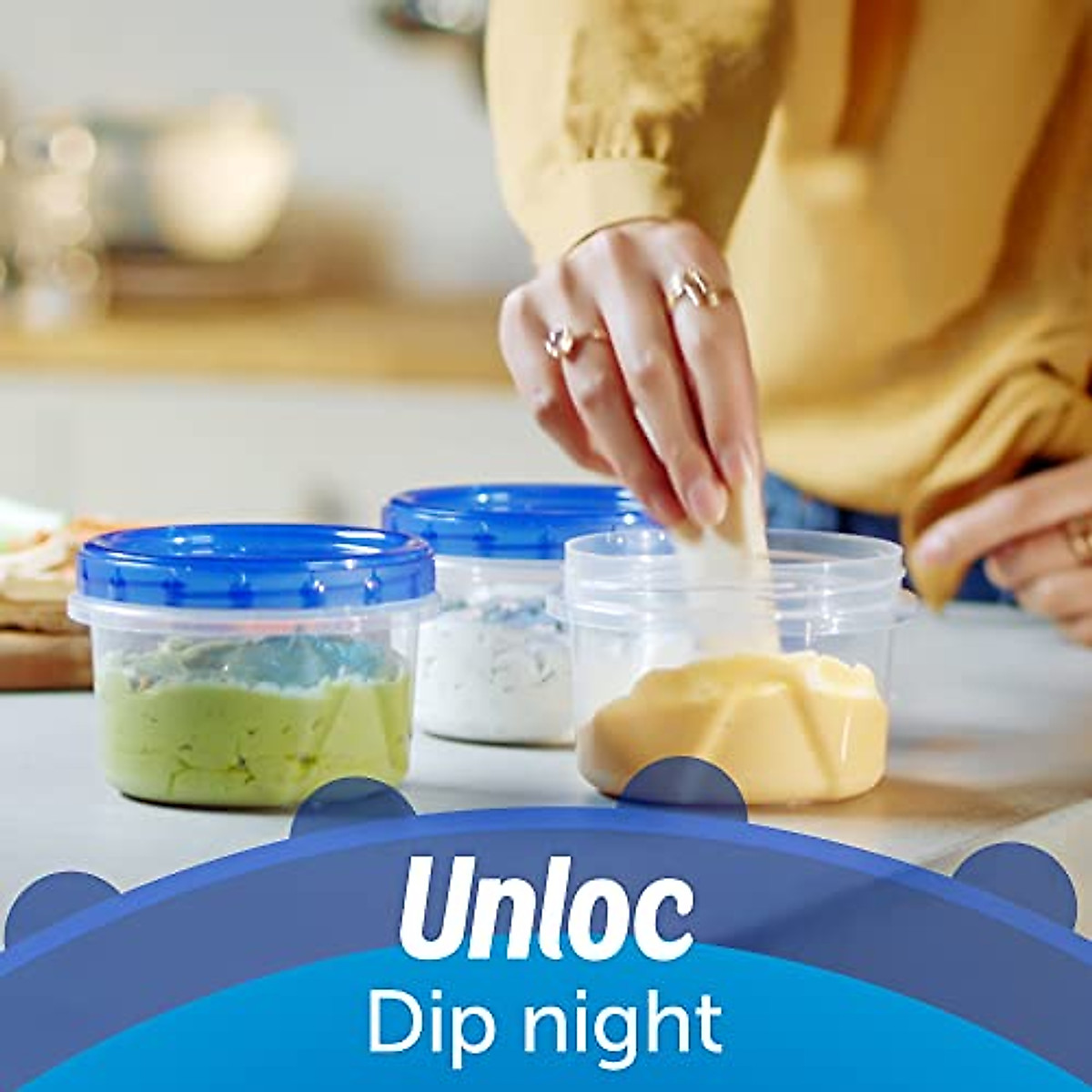 Ziploc Twist N Loc Food Storage Meal Prep Containers Reusable for Kitchen Organization, Dishwasher Safe, Extra Small Round, 4 Count (Pack of 6)