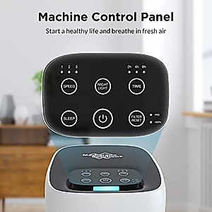 MS18 Air Purifiers for Home Large Room Up to 825 Sq Ft, Air Cleaner with H13 True HEPA Filter and Washable Pre-Filter, Remove 99.97% of Allergies, Smoke, Dust, Mold, Pets Dander, Pollen for Bedroom Office Living Room by Membrane Solutions