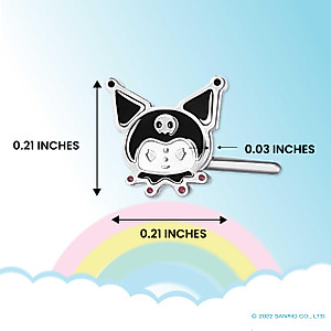 Hello Kitty Kuromi Nose Rings 20g Stainless Steel L-Shape Kawaii Cute Nose Stud Officially Licensed Sanrio