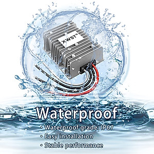 DC 36V 48V Step Down to 24V 25A 600W Converter Voltage Reducer, Waterproof DC/DC Buck Transformer Power Supply