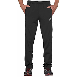 adidas Essential Tricot Zip Pants for Men, Black, Medium