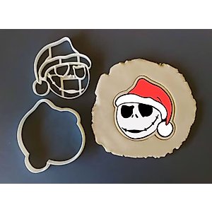 Jack Skellington Cookie Cutter, Christmas Cookie Cutter, Nightmare Before Christmas Cookie Cutter, Halloween Cookie Cutter, Fondant Cutter (3 inch)