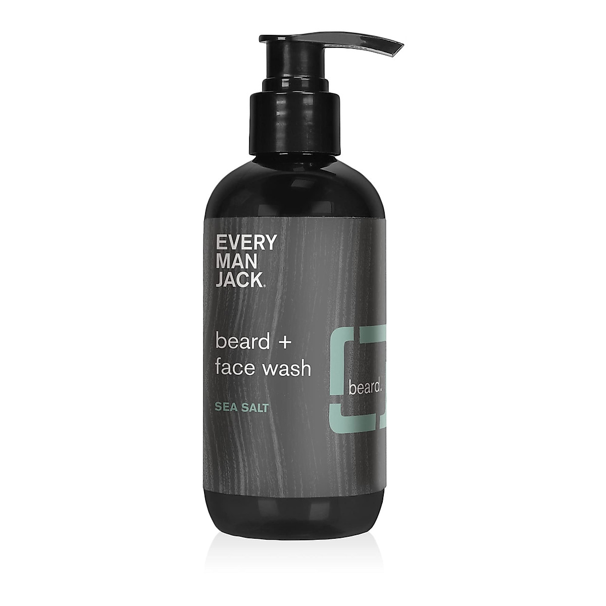 Every Man Jack Mens Sea Salt Beard Kit - Perfect for Every Guy - Includes Four Full-Sized Grooming Essentials - Beard + Face Wash, Beard Oil, Beard Butter + Beard Comb