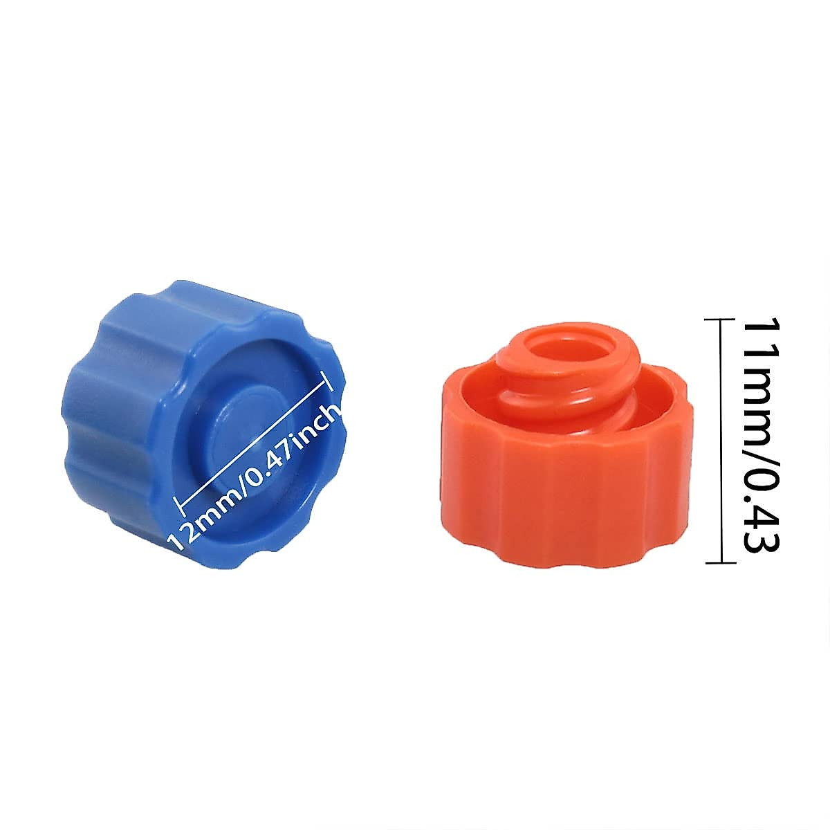 Syringe Tip Cap ITROLLE 100PCS Mixed Color Medicina Oral Tip Syringe Caps Luer Lock Tip Caps Stopper for Feeding Tubes Lab Supplies No Needle Tip Caps