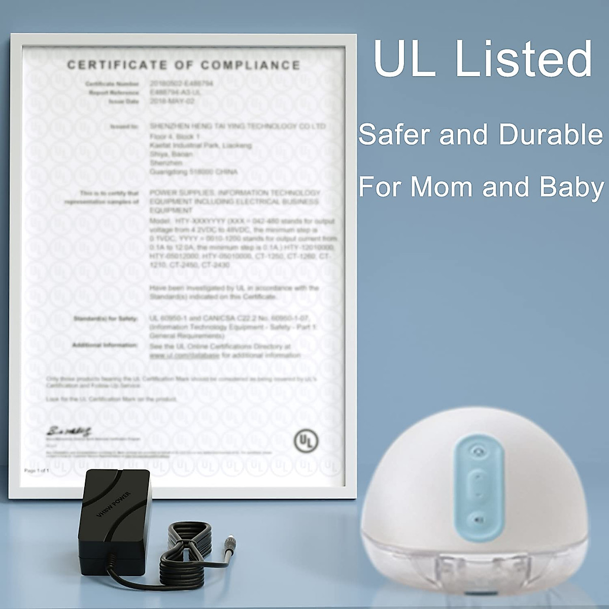 5V Charger Power Cord Compatible with Willow Pump Breast Pump, Breast Pump Charger Compatible with Willow Hands-Free Pumping Generations 1, 2 and 3