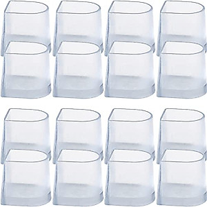 Beavorty High Heel Chair High Heel Chair High Heel Protectors Transparent Heel Stoppers 16pcs 10-12mm Heel Repair Caps Covers for Women Wedding Grass Rubber Shoe Covers Shoe Heel Protectors