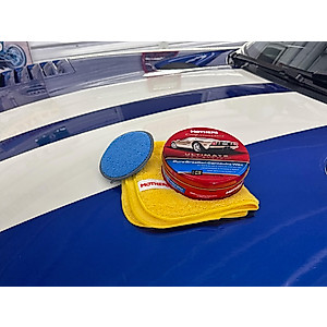 Mothers 05550 California Gold Pure Brazilian Carnauba Wax Paste (Ultimate Wax System, Step 3) - 12 oz.