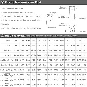 DREAM PAIRS Women's Wide Calf Knee High Boots, Low Stacked Heel Riding Boots, Black-wide-u, Size 9.5 Utah-w